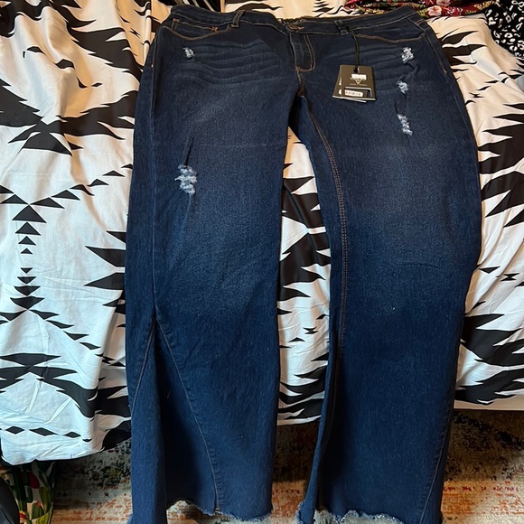 Lucky & Blessed | Jeans | Lucky Blessed Jeans Big Flare Jeans | Poshmark